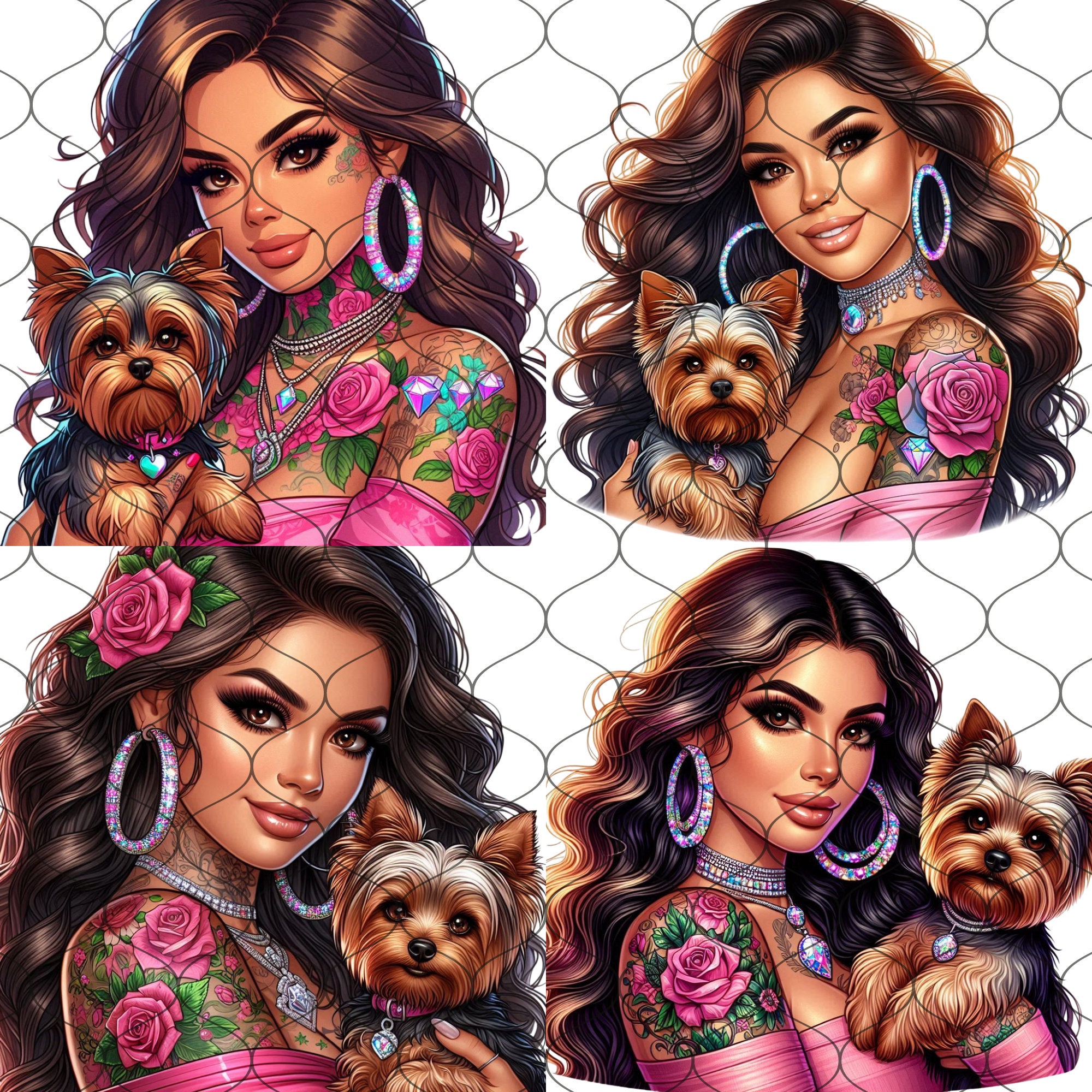 Yorkie Mom Png, 20 Png, Yorkshire Terrier Clipart, Yorkie Mom Png, Yorkie Png, Latina Woman Png ...