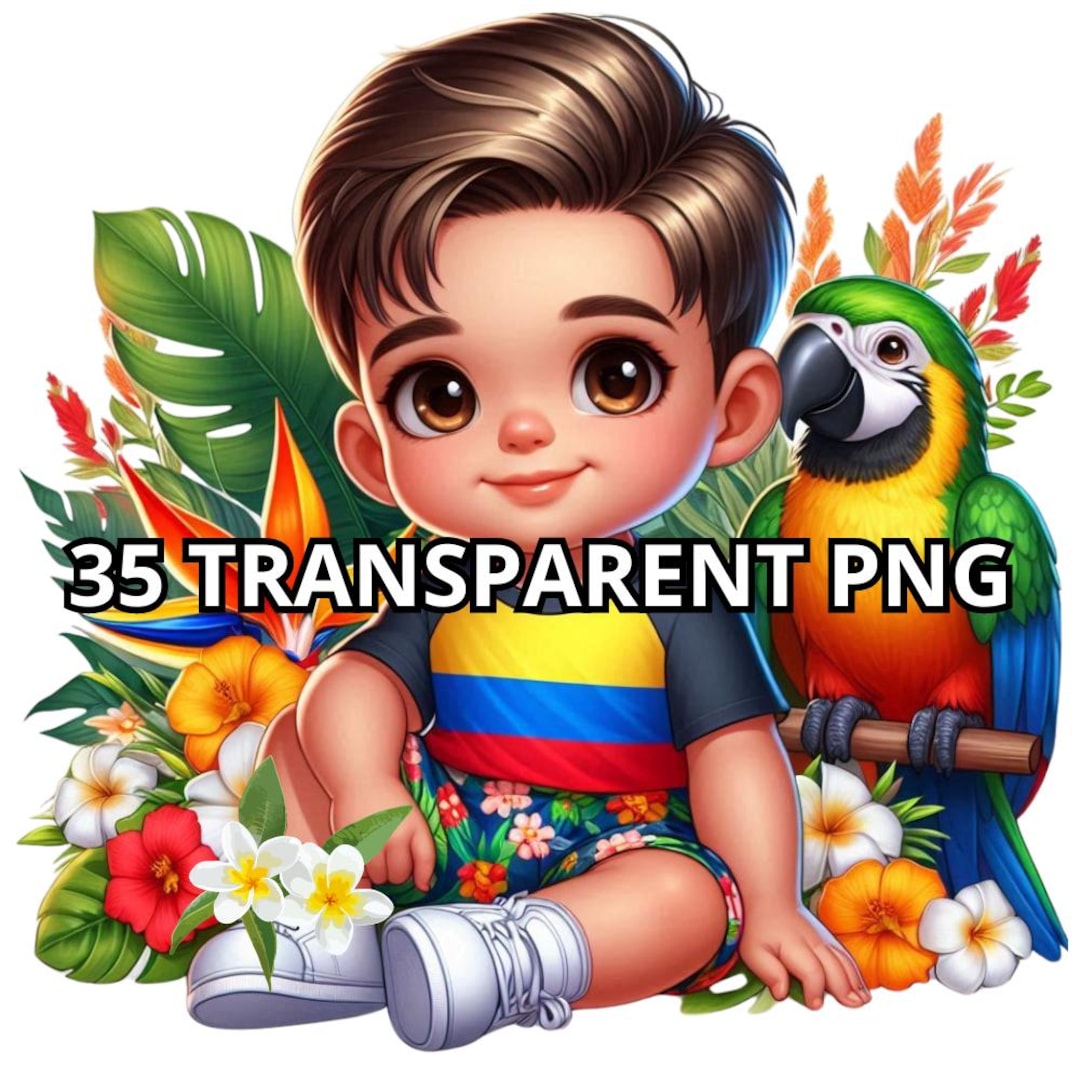 35 Chibi Cute Colombian Baby Boy Png, Colombian Boy Png, Proud ...