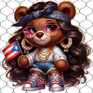 Cute Puerto Rican Female Teddy Bear Png, 10 TRANSPARENT PNG, Puerto ...