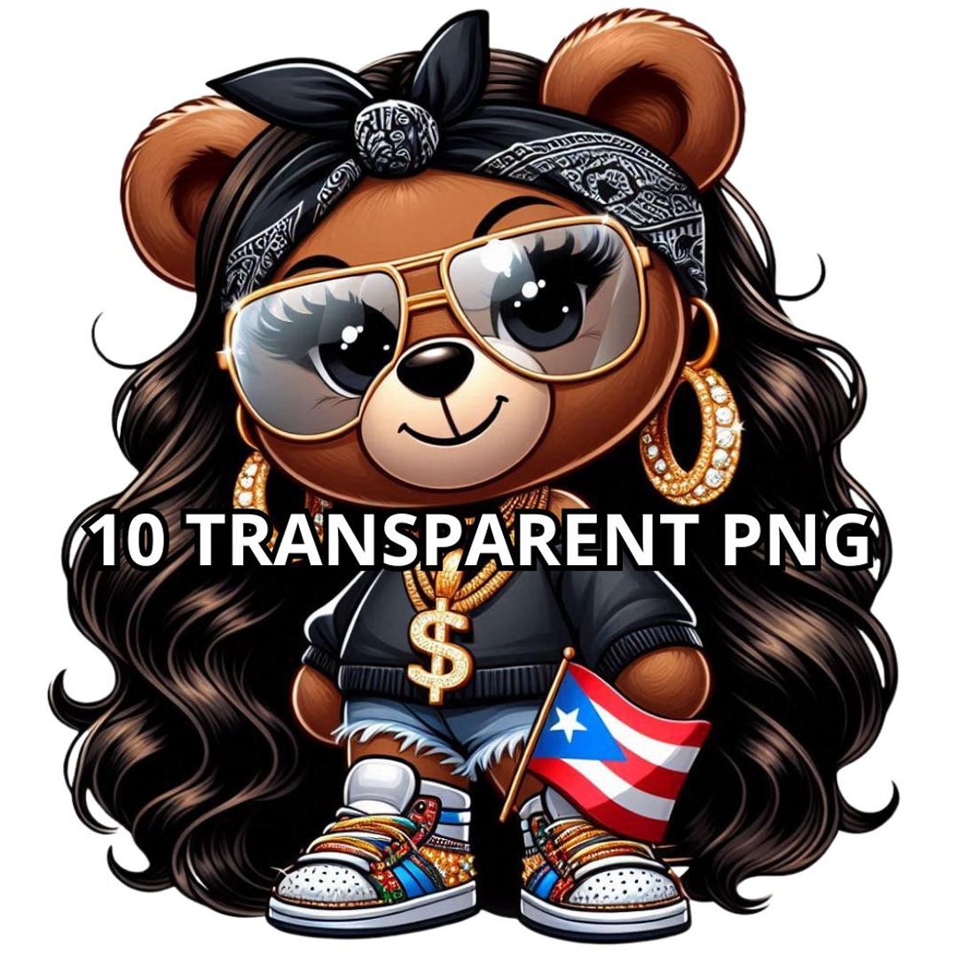 Cute Puerto Rican Female Teddy Bear Png, 10 TRANSPARENT PNG, Puerto ...