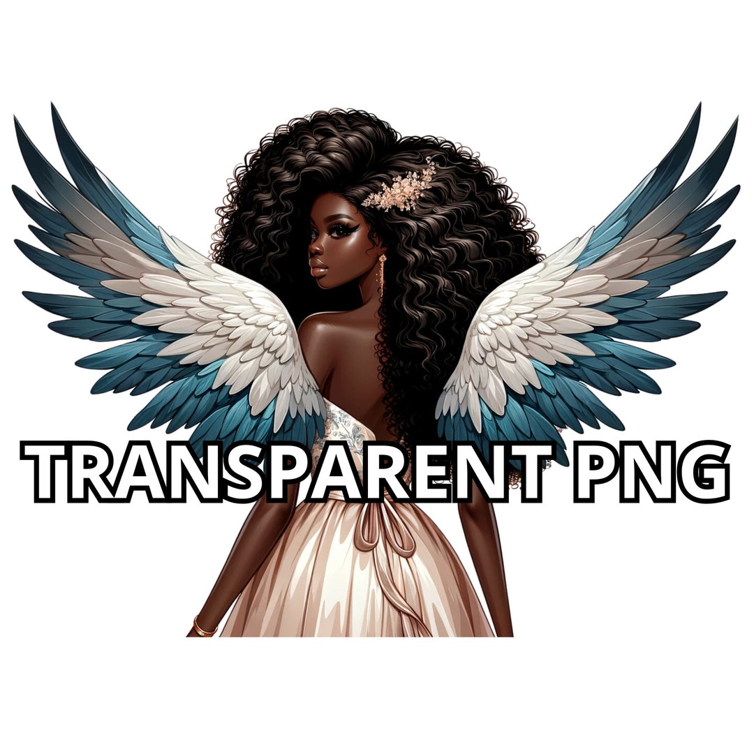 Black Angel Clipart, African Angel Png, Angel Clipart, Black Angel Png ...