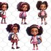 Back to School, 35 PNG, School Clipart, Back to School Children in ...