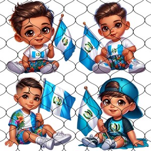 35 Chibi Cute Guatemalan Baby Boy Clipart, Guatemalan Boy Png ...