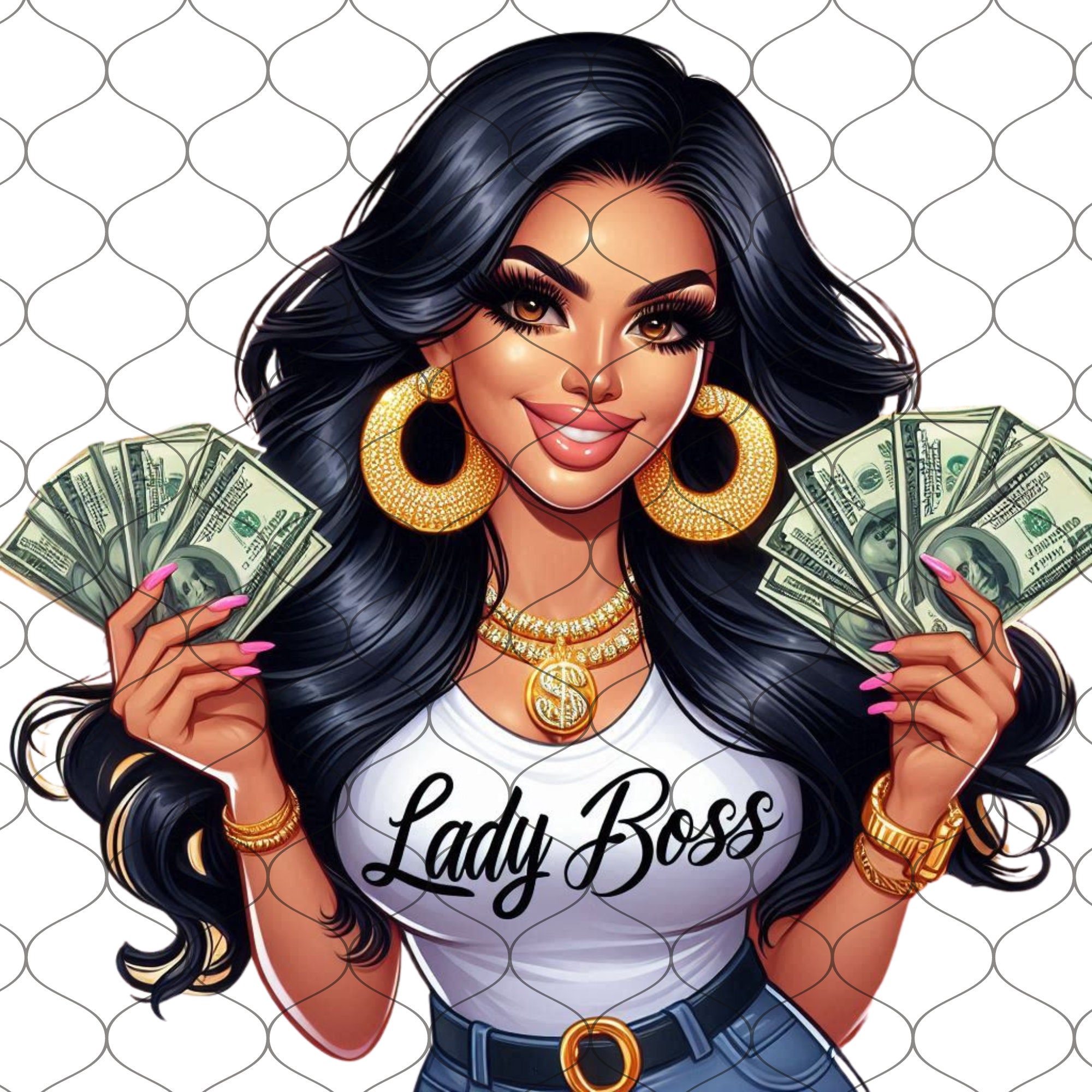 Latina Millionaire Png, 20 PNG, Lady Boss Clipart, Girl Boss Clipart ...