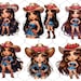 Beautiful Chibi Latina Cowgirl, 60 Png, Western Girl Png, Cowgirl Png ...