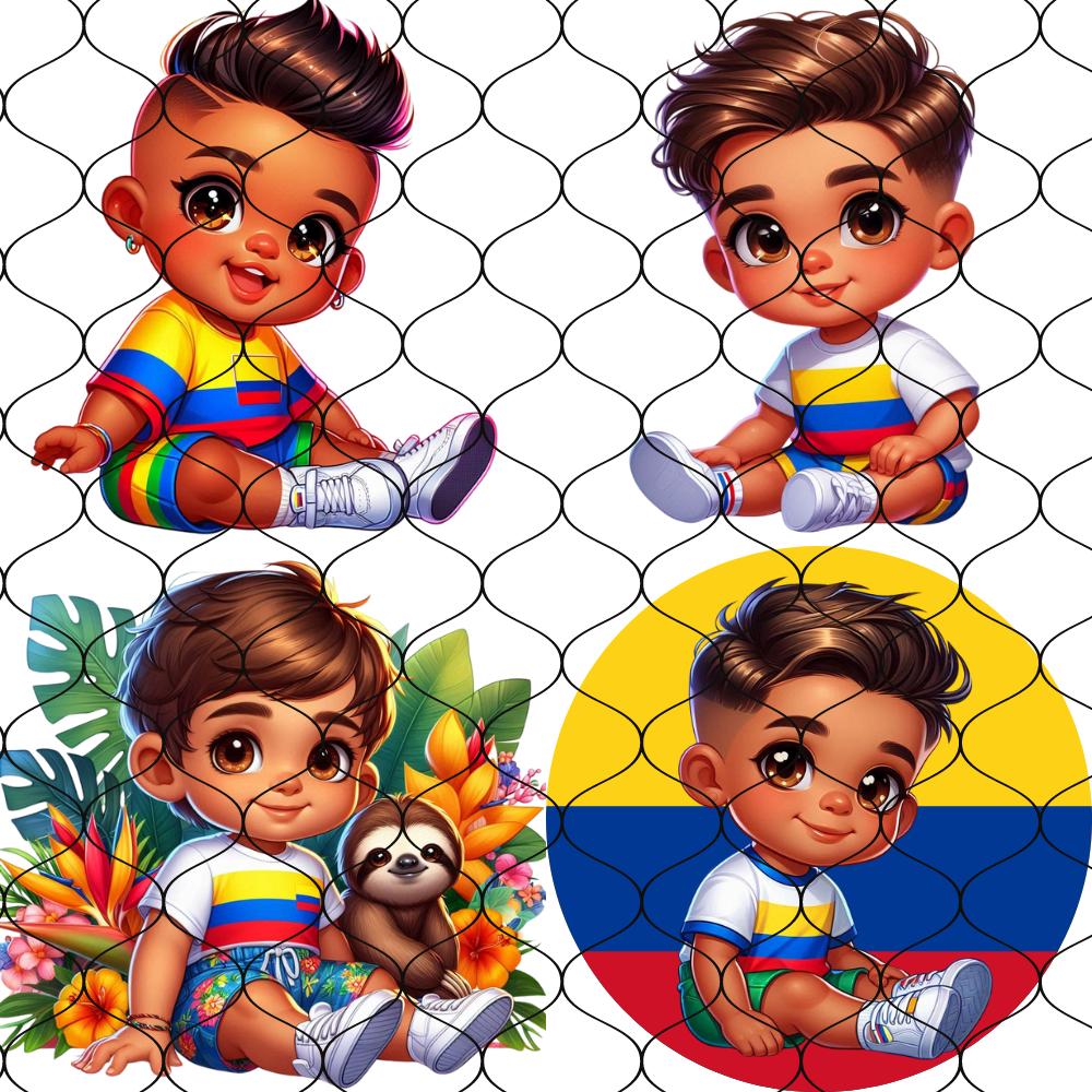 35 Chibi Cute Colombian Baby Boy Png, Colombian Boy Png, Proud ...