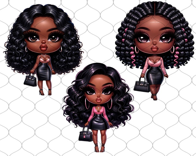 Chibi Girl Boss, 21 PNG, Chibi Style Woman Clipart, Lady Boss Clipart ...