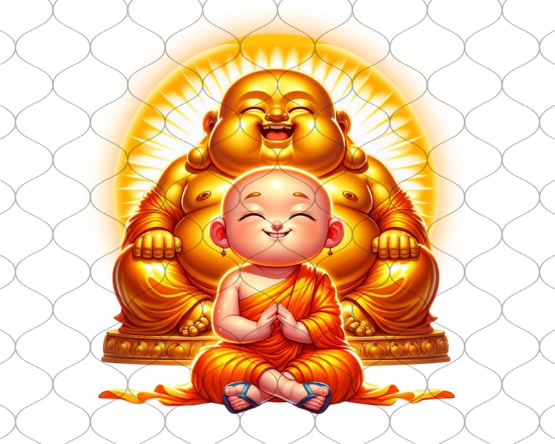 Chibi Cute Monk, 20 TRANSPARENT PNG, Monk Clipart, Buddha Png ...