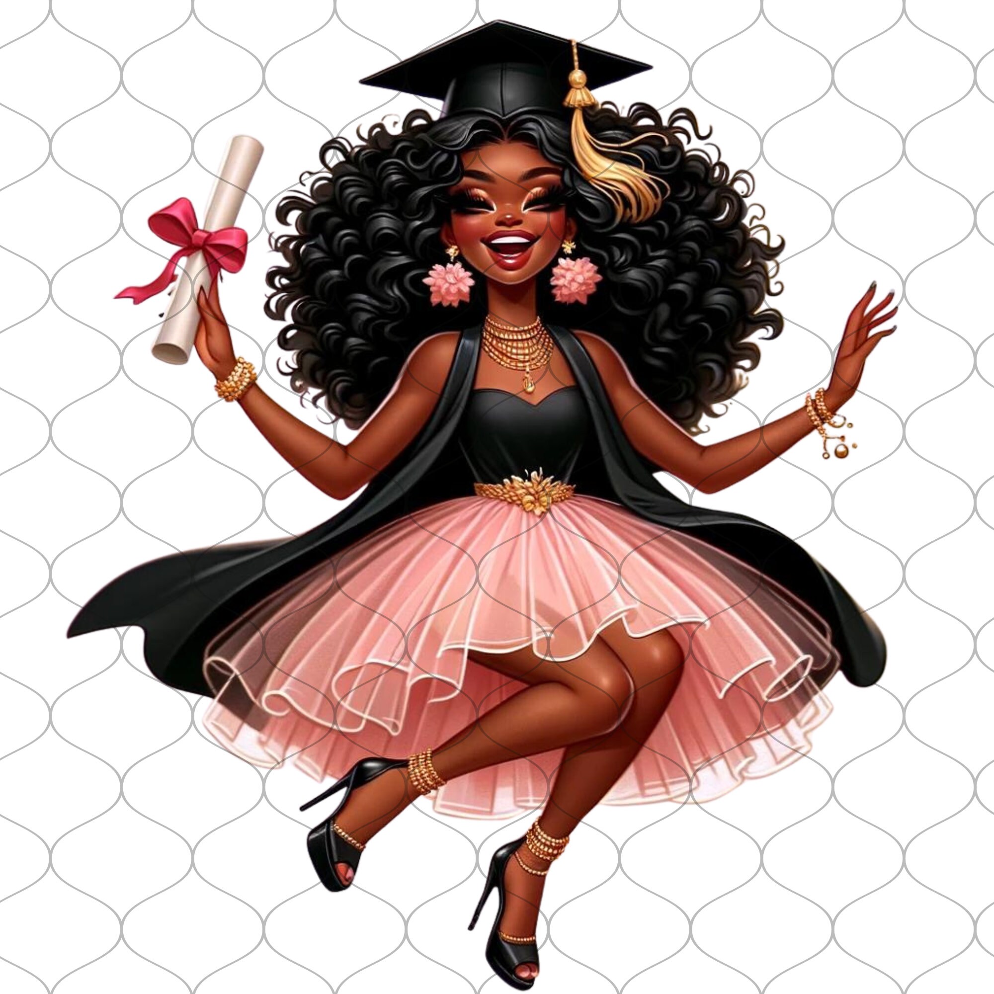 Gorgeous Graduation Girl Clipart, 10 TRANSPARENT PNG, Graduation Png ...