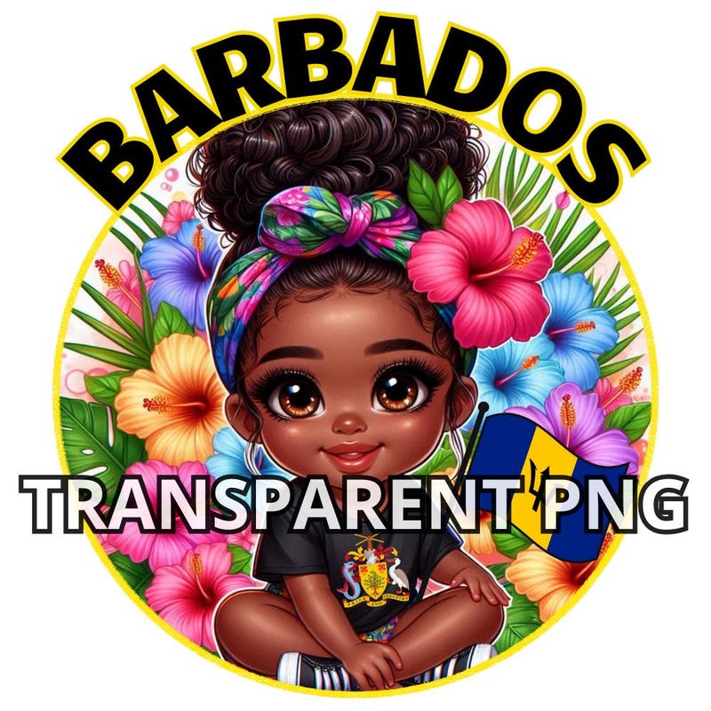 Barbados Flower Print - Etsy