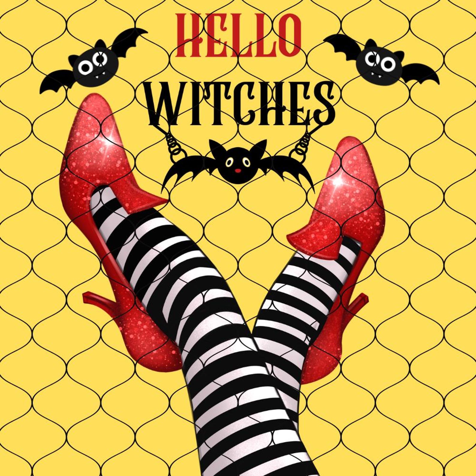 Hello Witches Png, TRANSPARENT PNG, Cute Halloween Png, Cute Halloween ...