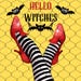 Hello Witches Png, TRANSPARENT PNG, Cute Halloween Png, Cute Halloween ...