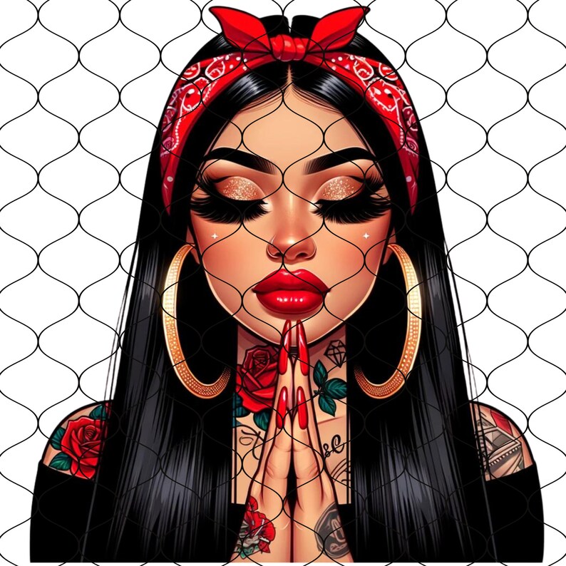 10 Chicana Clipart, 10 TRANSPARENT PNG, Chicano Woman Png, Latina Woman ...