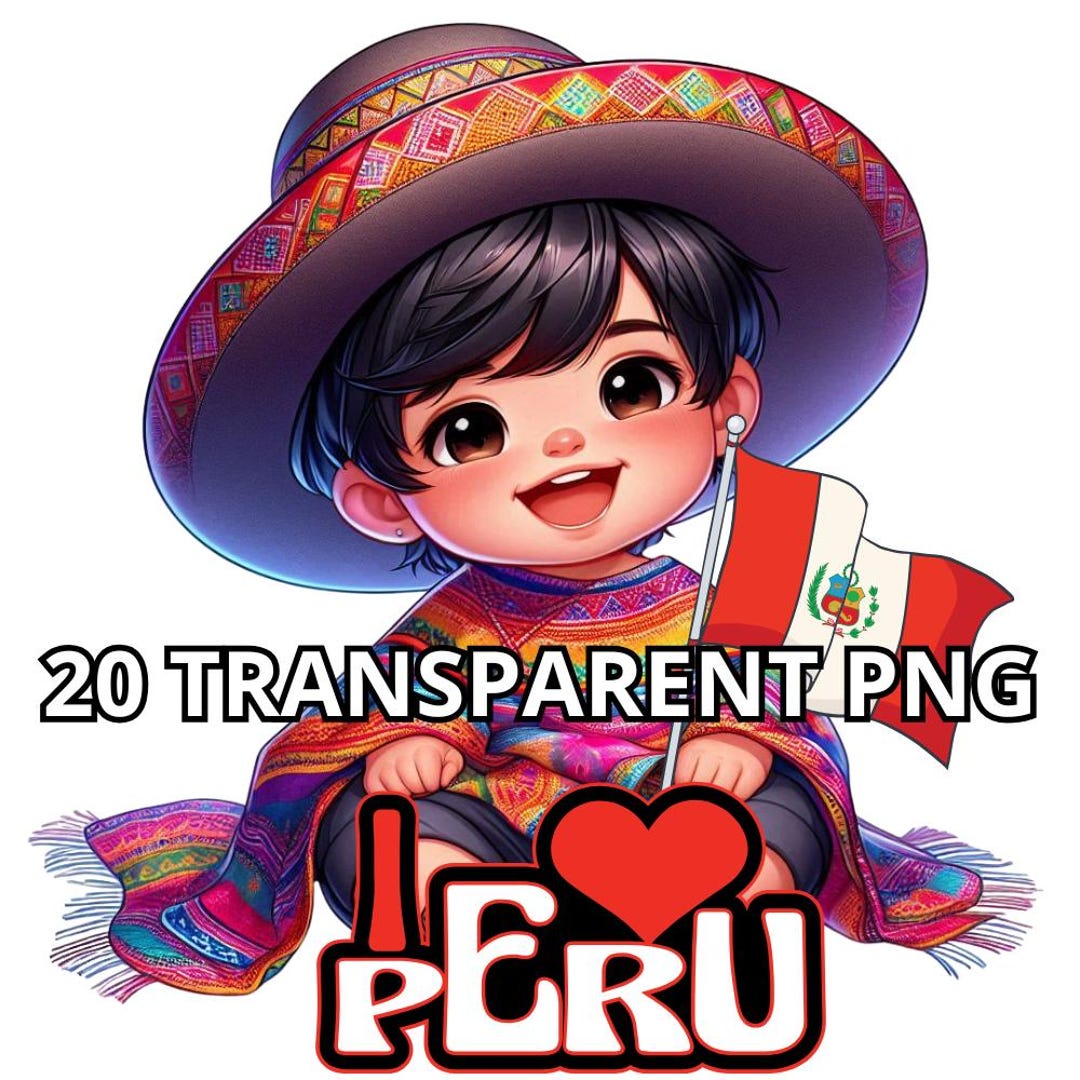 20 Cute Chibi Peruvian Baby Boy Png, Peru Png, Peru Clipart, Proud ...