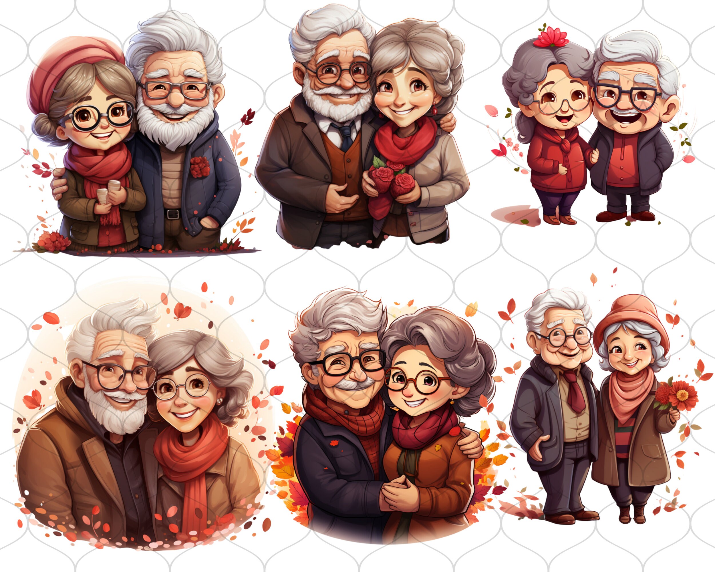 Grandparents Clipart,33 PNG, Grandpa Clipart, Grandmother Clipart ...