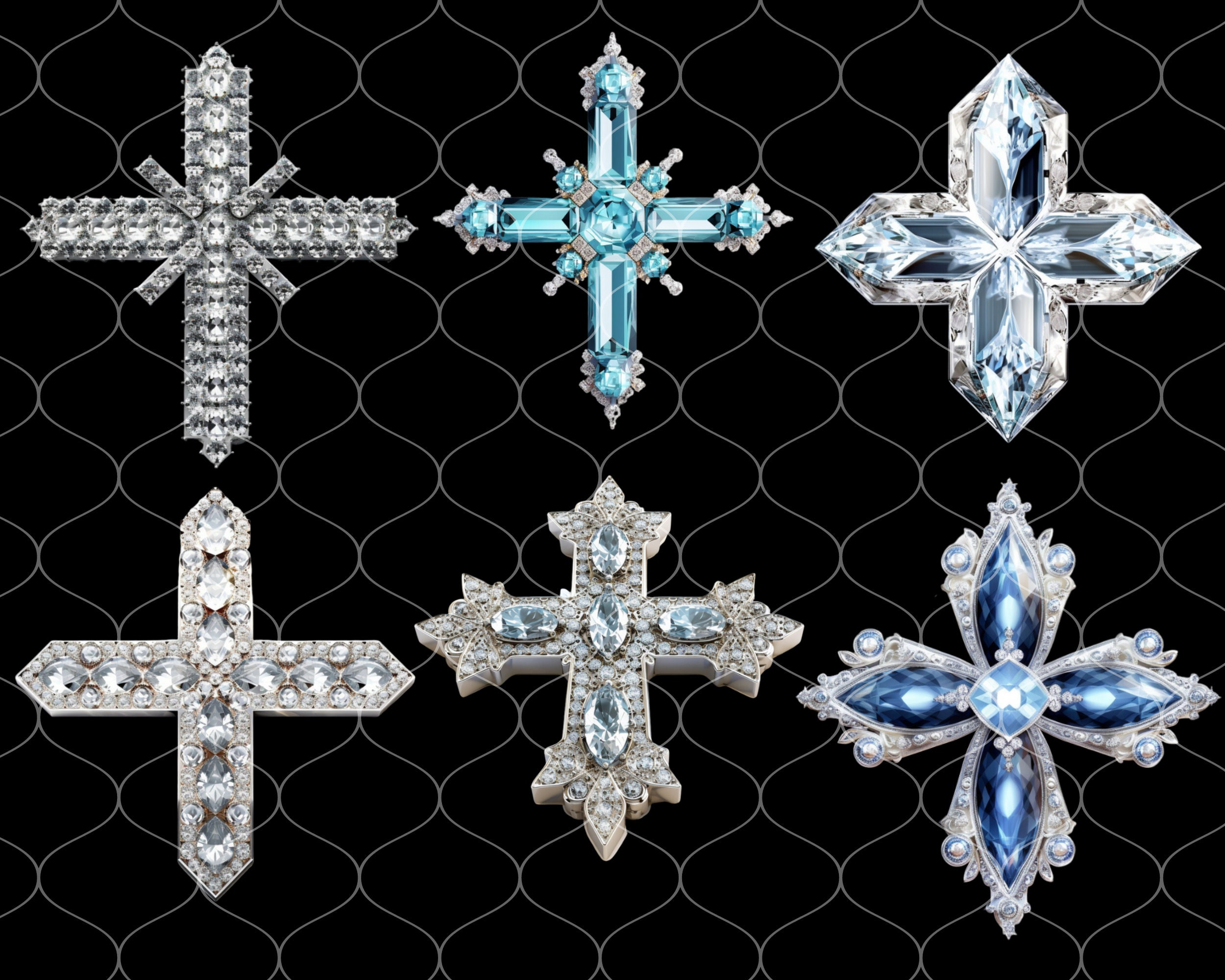 Diamond Cross, 30 Png, Cross Clipart, Christian Cross Clipart, Cross ...