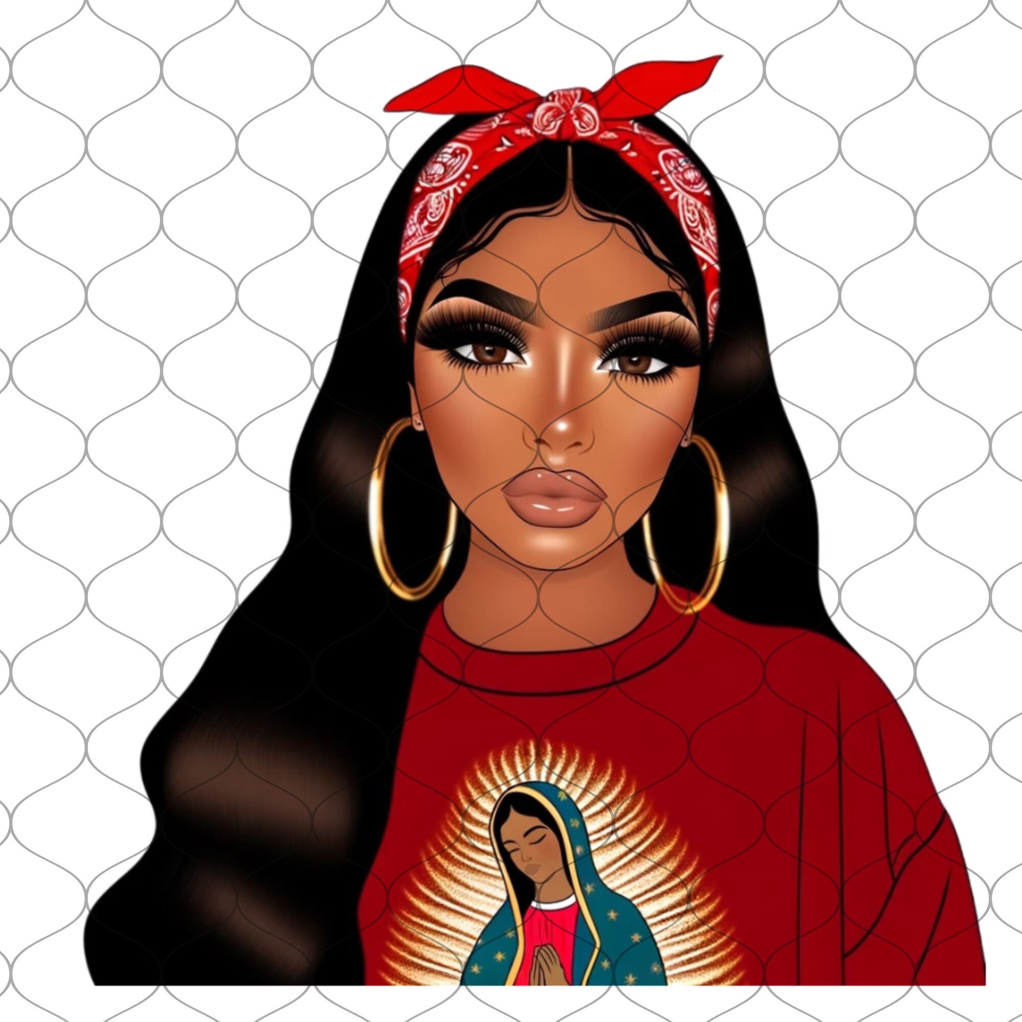 10 Latina Png, Hoodie Virgin Mary, Beautiful Chicana Woman, Latina ...