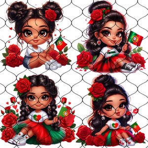 Chibi Super Cute Portuguese Baby Girl Png, 25 Png, Portugal Png ...