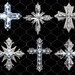 Diamond Cross, 30 Png, Cross Clipart, Christian Cross Clipart, Cross ...