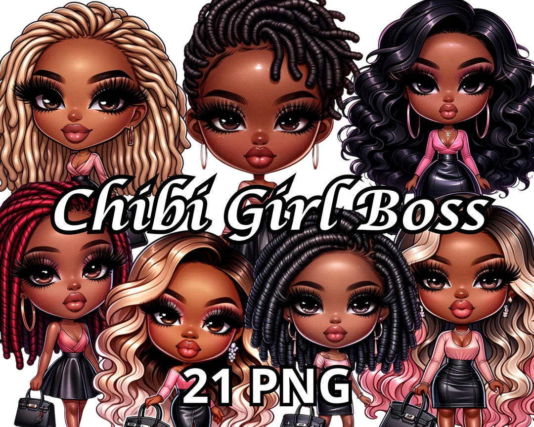 Chibi Girl Boss, 21 PNG, Chibi Style Woman Clipart, Lady Boss Clipart ...