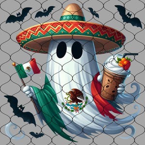Cute Halloween Mexican Ghost Clipart, TRANSPARENT PNG, Mexico Png ...