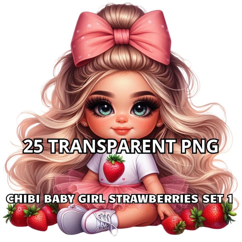 Chibi Girls Sweet Png - Etsy
