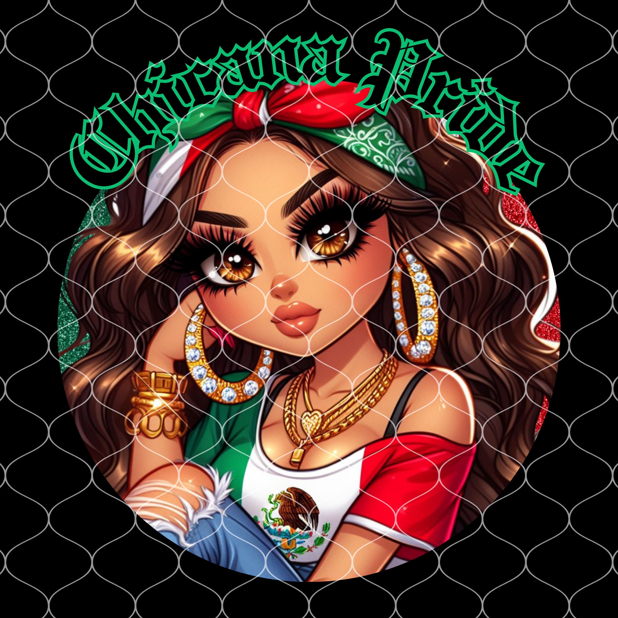 Chicana Pride Clipart, TRANSPARENT PNG, Chicana Png, Chicana Clipart ...