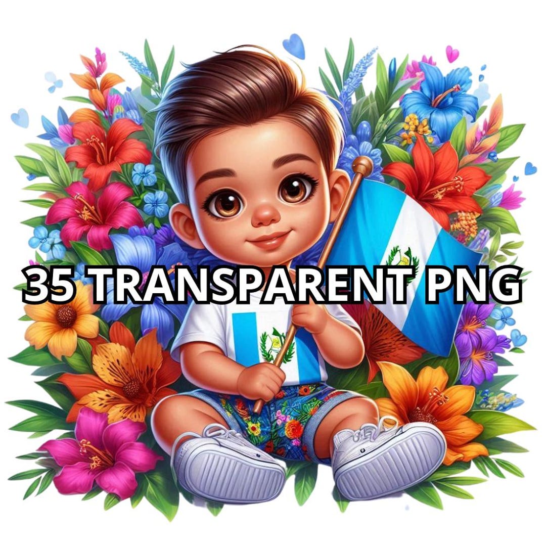 35 Chibi Cute Guatemalan Baby Boy Clipart, Guatemalan Boy Png ...