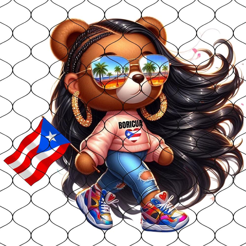 Cute Puerto Rican Female Teddy Bear Png, 10 TRANSPARENT PNG, Puerto ...
