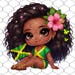 Chibi Cute Jamaican Baby Girl Png, 20 PNG, Jamaican Girl Clipart ...