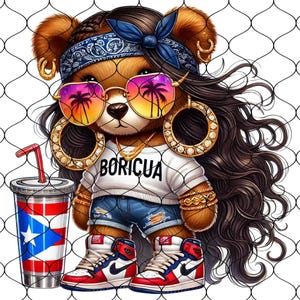Cute Puerto Rican Female Teddy Bear Png, 10 TRANSPARENT PNG, Puerto ...