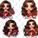 Chibi Spring Latina, 21 PNG, Chibi Hispanic Woman, Chibi Dolls Png ...