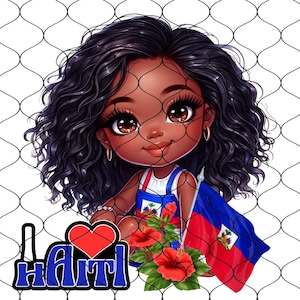 Chibi Cute Haitian Baby Girl Png,20 Png, Haitian Png, Haitian Baby Girl ...