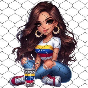 25 Chibi Hot Brown Hair Girl - Venezuela, Gorgeous Venezolana ...