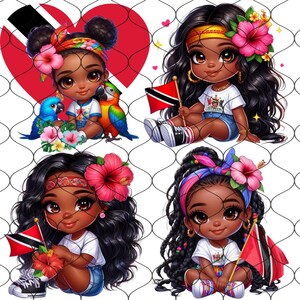 25 Chibi Cute Trinidad and Tobago Baby Girl Png, Trinidadian Girl Png ...