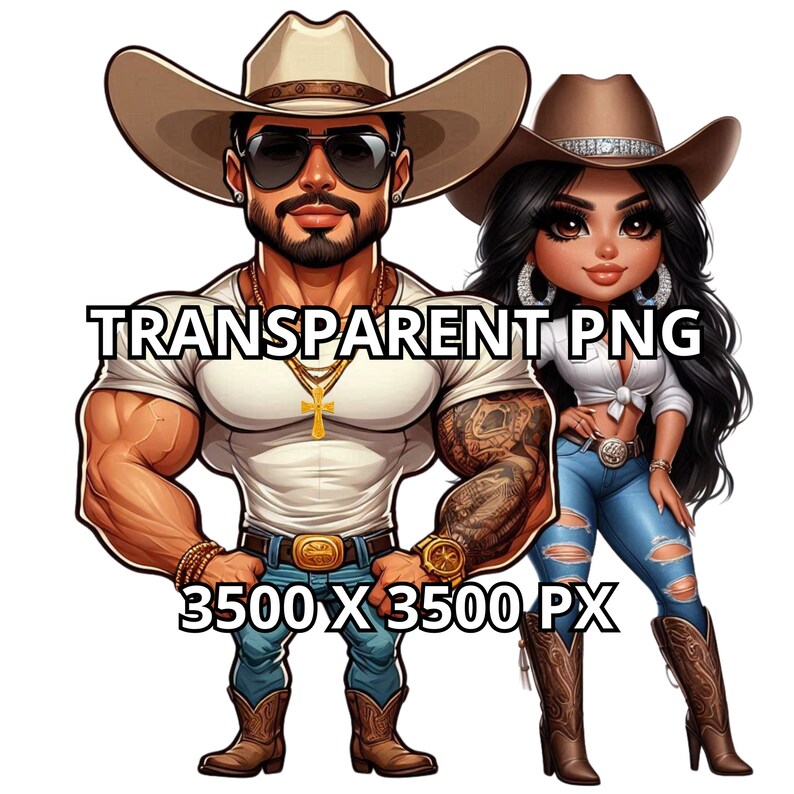Chibi Chicano Couple Clipart, TRANSPARENT PNG, Latin Couple Png, Love ...
