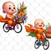 Chibi Cute Monk, 20 TRANSPARENT PNG, Monk Clipart, Buddha Png ...