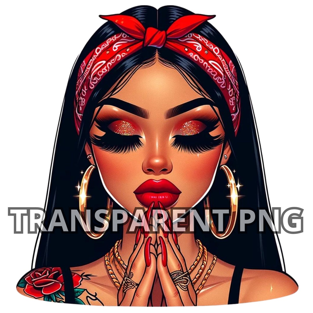 Chicana Clipart, TRANSPARENT PNG, Chicano Woman Png, Latina Woman Png ...