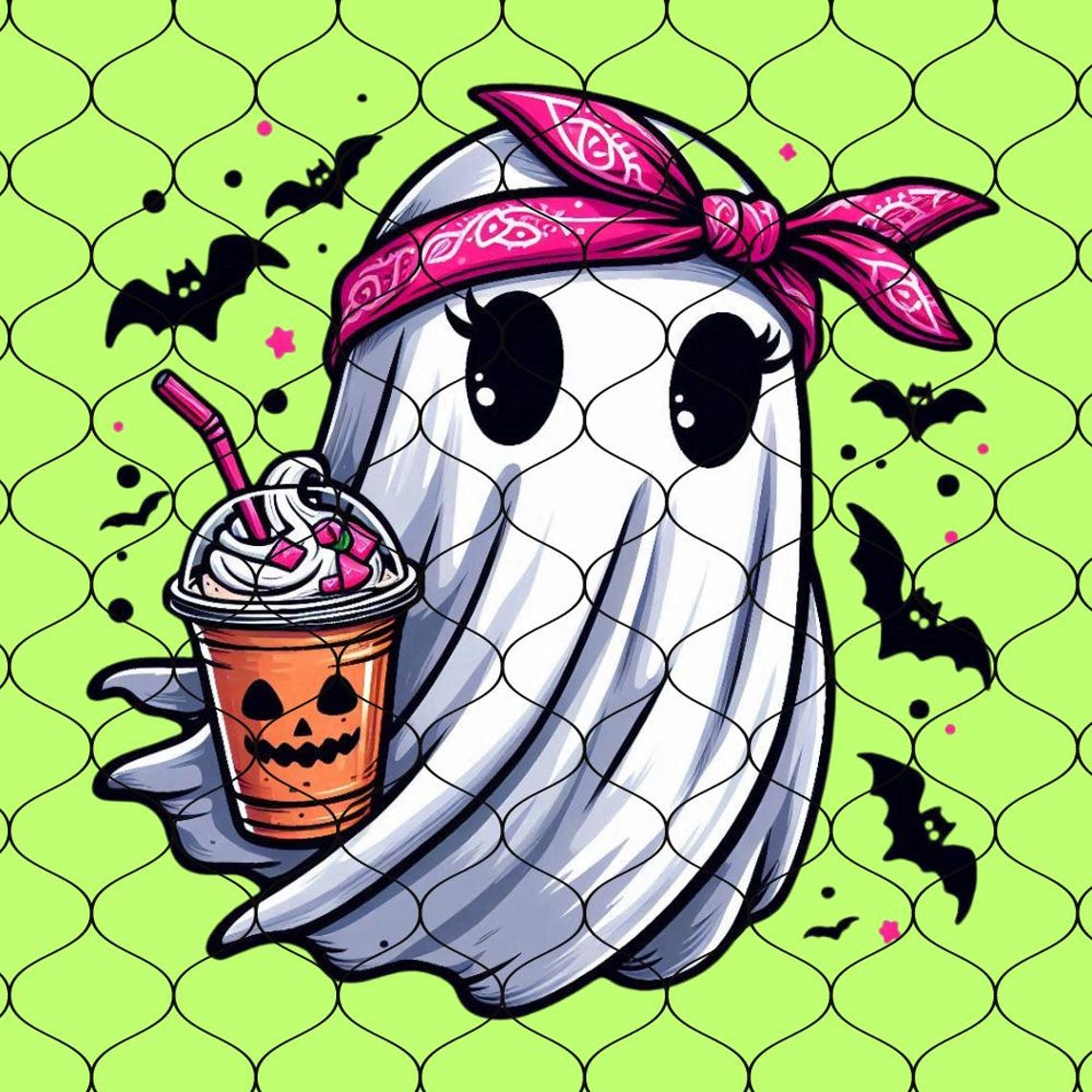 Super Cute Halloween Chicana Ghost Clipart, TRANSPARENT PNG, Cute ...
