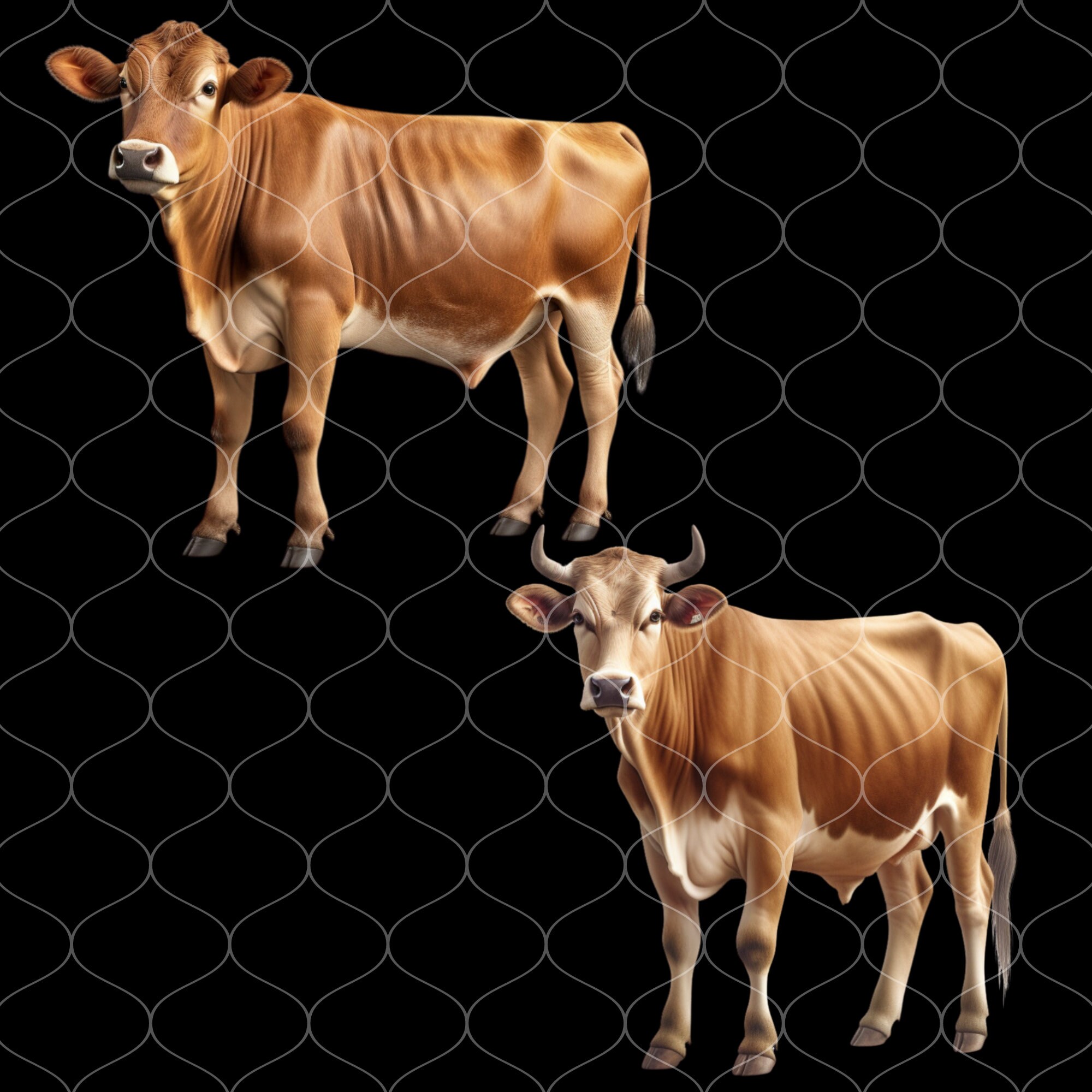 Jersey Cow Clipart, 18 PNG, Farm Animal Png, Western Png, Cow Clipart ...