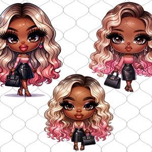 Chibi Girl Boss, 21 PNG, Chibi Style Woman Clipart, Lady Boss Clipart ...