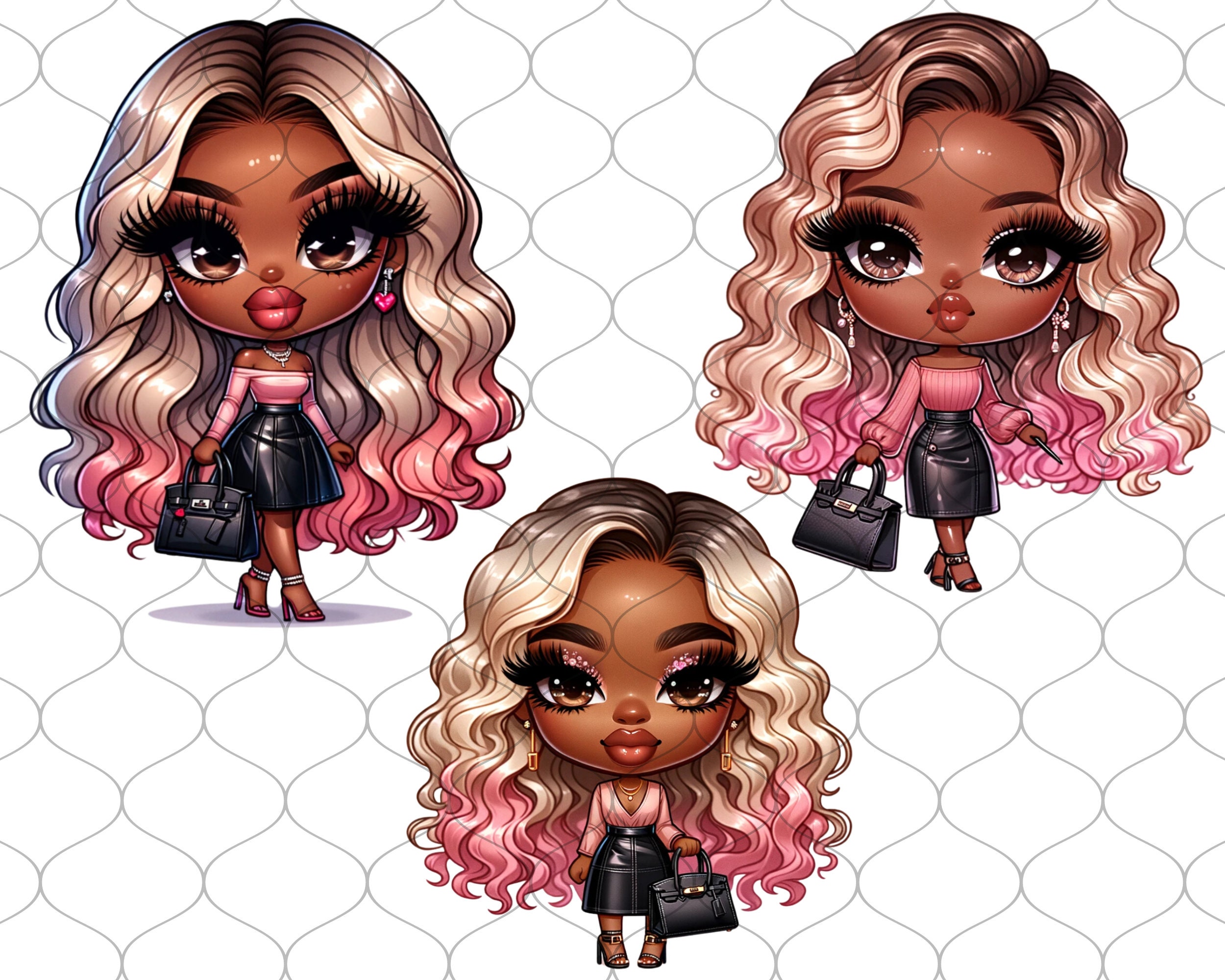 Chibi Girl Boss, 21 PNG, Chibi Style Woman Clipart, Lady Boss Clipart ...