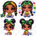 Chibi Cute Brazilian Baby Girl Png, 20 PNG, Brazil Clipart, Chibi Girl ...