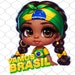 Chibi Cute Brazilian Baby Girl Png, 20 PNG, Brazil Clipart, Chibi Girl ...