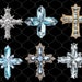 Diamond Cross, 30 Png, Cross Clipart, Christian Cross Clipart, Cross ...