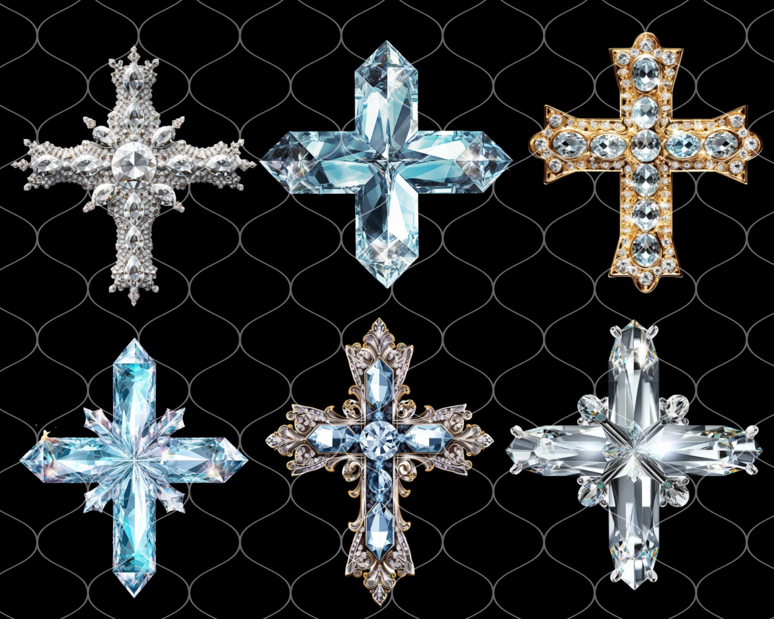 Diamond Cross, 30 Png, Cross Clipart, Christian Cross Clipart, Cross ...