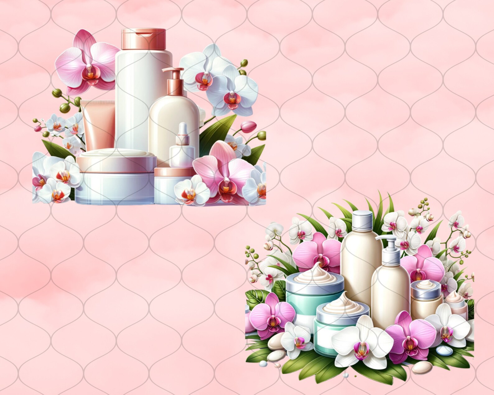 Spa Day Clipart, 50 PNG, Relaxation Clipart, Health Clipart, Wellness ...