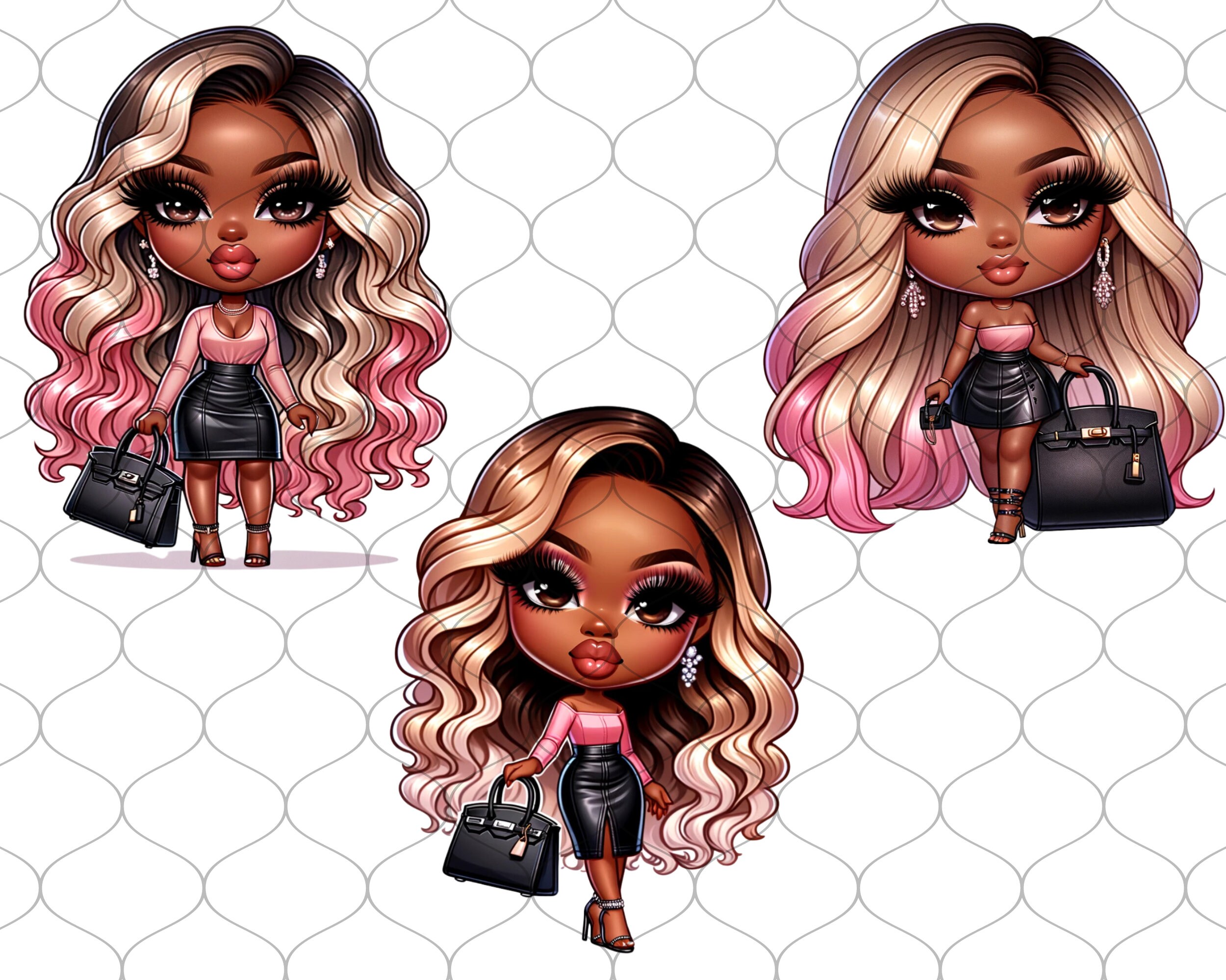 Chibi Girl Boss, 21 PNG, Chibi Style Woman Clipart, Lady Boss Clipart ...