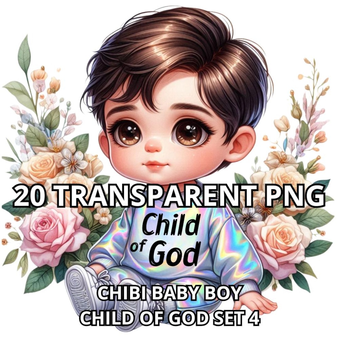 20 Chibi Baby Boy Png CHILD of GOD Set 4, Chibi Boy Png, Chibi Boy ...