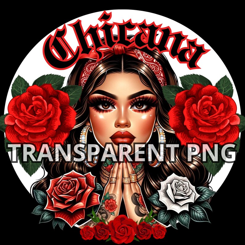 Chicano Woman Clipart, TRANSPARENT PNG, Chicano Woman Png, Latina Woman ...